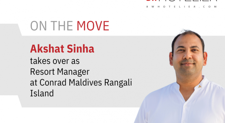 Akshat Sinha takes over as Resort Manager at Conrad Maldives Rangali Island - BW Hotelier